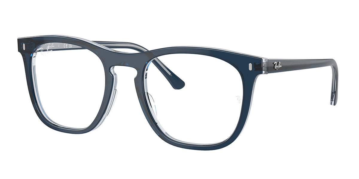 Ray-Ban RX2210V 8324 Glasses Blue on Transparent Blue | VisionDirect ...
