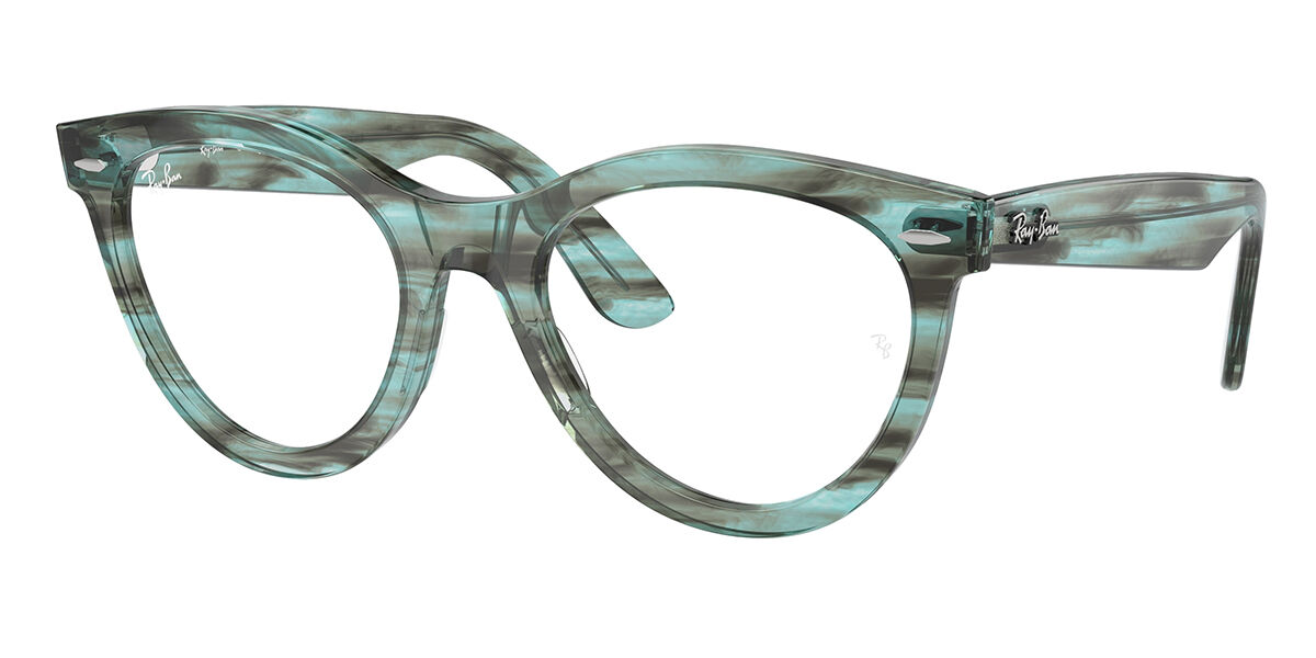 立即購買Ray-Ban RX2241V Wayfarer Way 8362 眼鏡 Striped Transparent Green ...