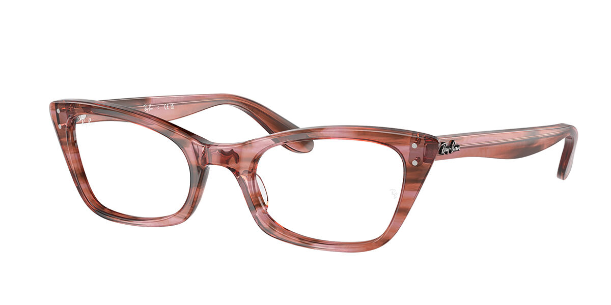 Ray-Ban RX5499 Lady Burbank 8363 Eyeglasses in Streaked Pink ...