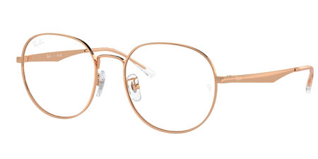 Ray-Ban Rose-Gold Prescription Glasses Frames | SmartBuyGlasses