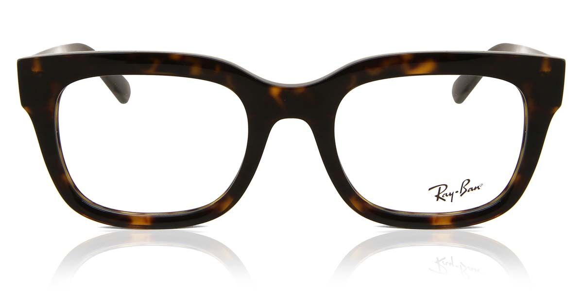 Ray-Ban RX7217 Chad 8320 Rectangle Dark Tortoise Eyeglasses | Vision ...