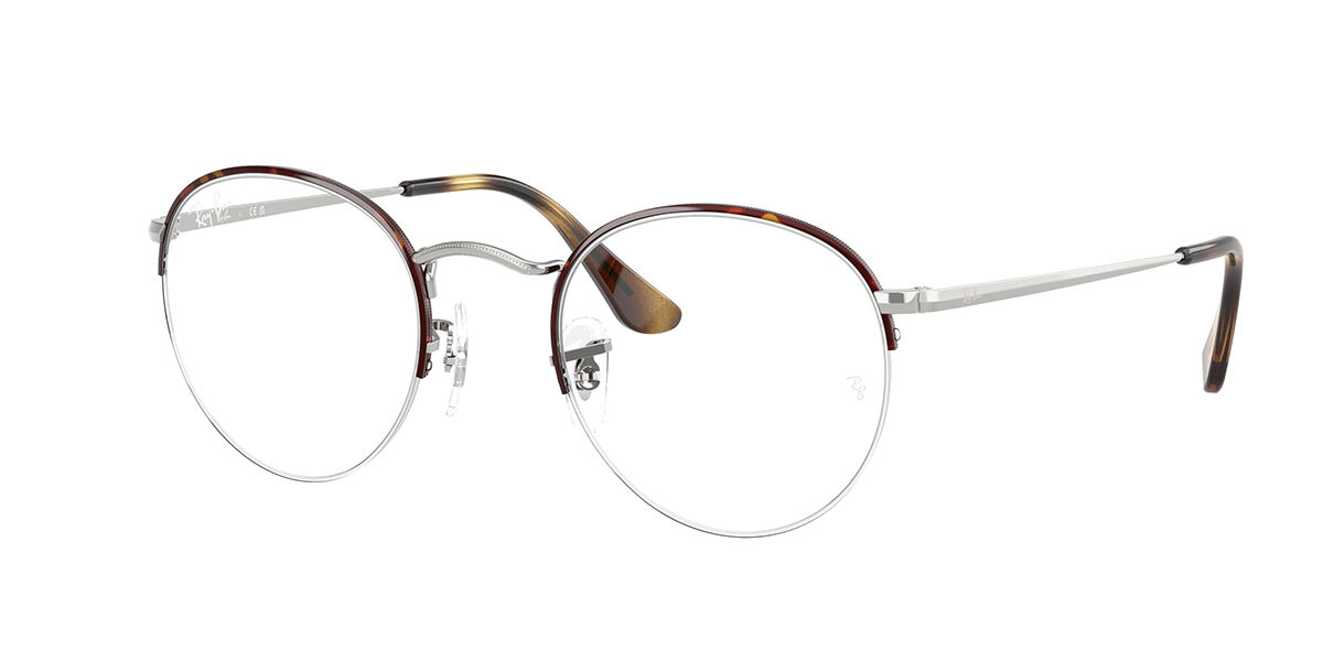 Ray-Ban RX3947V Round Gaze 3178 Glasses Tortoise on Silver ...