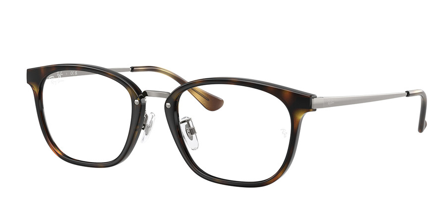 Ray-Ban RX7247D Asian Fit 2012 Glasses Dark Tortoise | VisionDirect ...