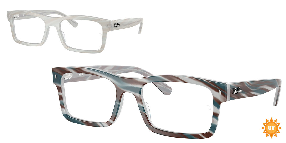 立即購買Ray-Ban RX5435 8382 眼鏡 Photochromic Blue Stripes | SmartBuyGlasses 香港