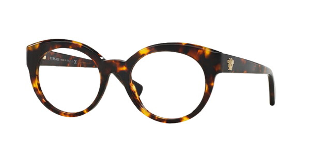 Versace VE3217 5148 Eyeglasses in Tortoiseshell | SmartBuyGlasses USA