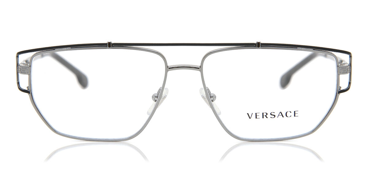 Versace VE1257 1256 Glasses Gunmetal | VisionDirect Australia