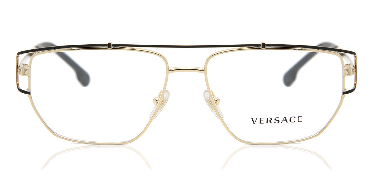 Versace VE1257 1436 Glasses Gold | VisionDirect Australia