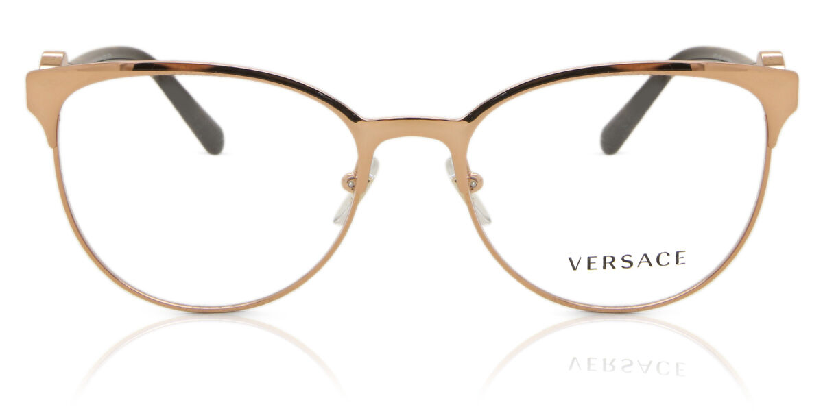 Versace VE1271 1412 Eyeglasses in Pink Gold | SmartBuyGlasses USA