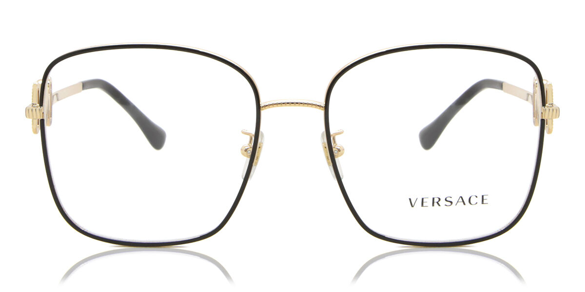 Versace VE1286D Asian Fit 1443 メガネ - Black on Gold | SmartBuyGlassesジャパン
