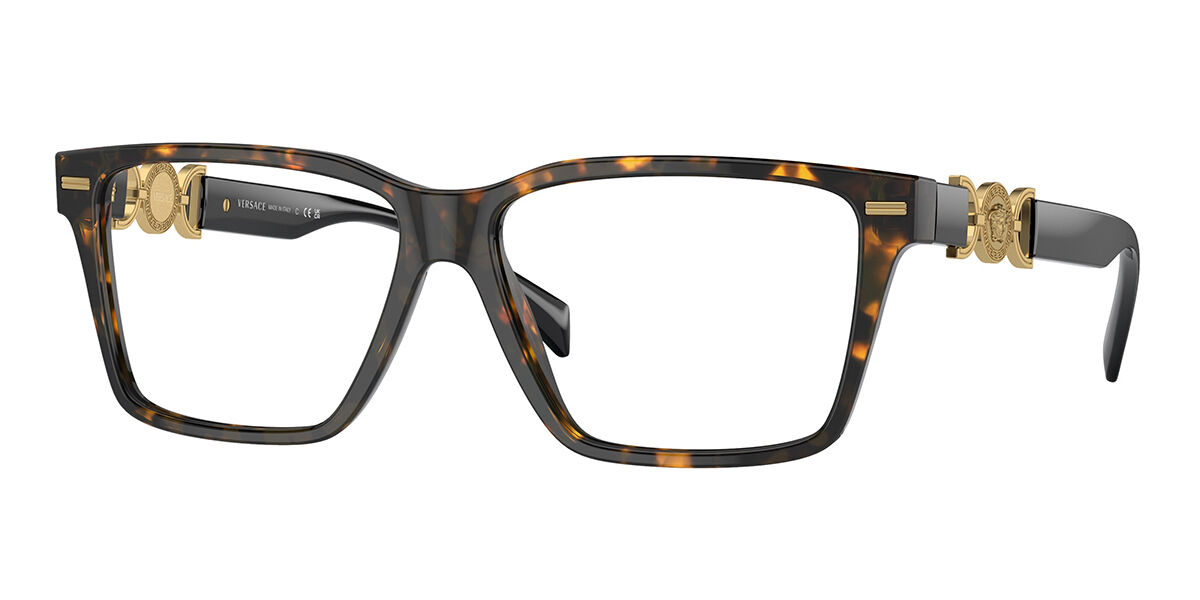 Versace VE3335F Asian Fit 5404 Eyeglasses in Tortoise | SmartBuyGlasses USA