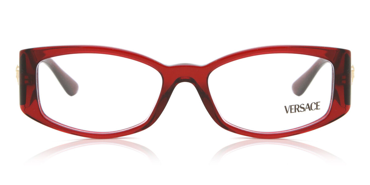 Versace VE3343 5430 Brille Transparent Burgundy | SmartBuyGlasses ...