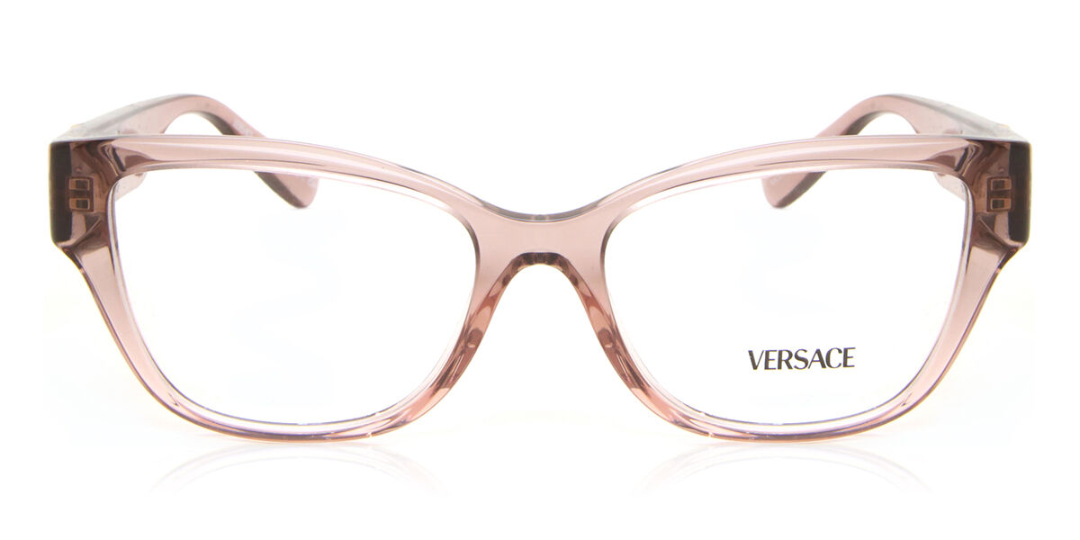 Versace VE3347 5435 Glasses Transparent Gradient Pink | VisionDirect ...