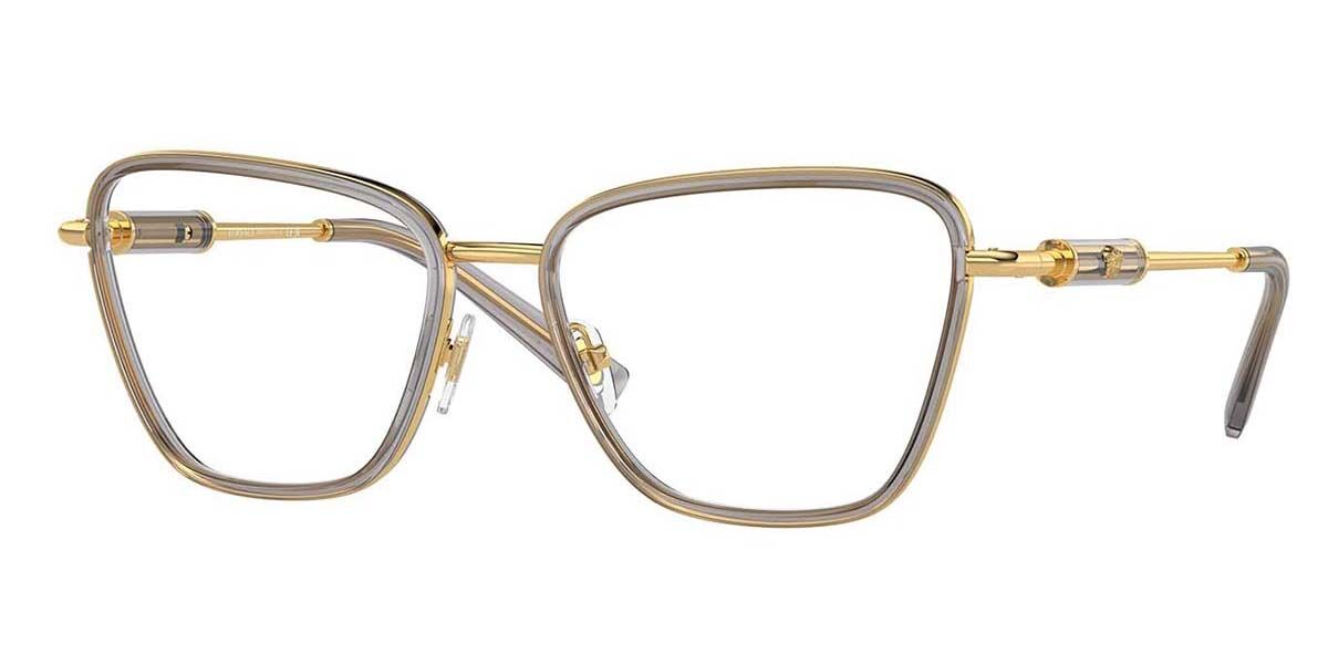 Lunettes Versace VE1292 1506 Transparent Grey/Gold | Easylunettes