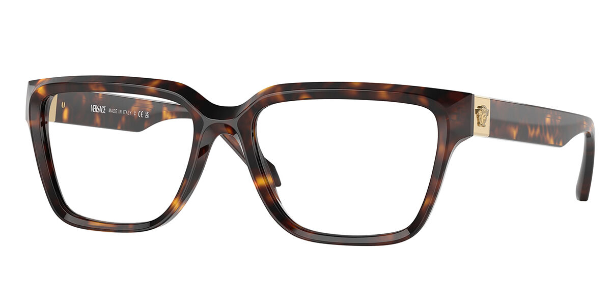 Versace VE3357 108 Eyeglasses in Tortoise | SmartBuyGlasses USA