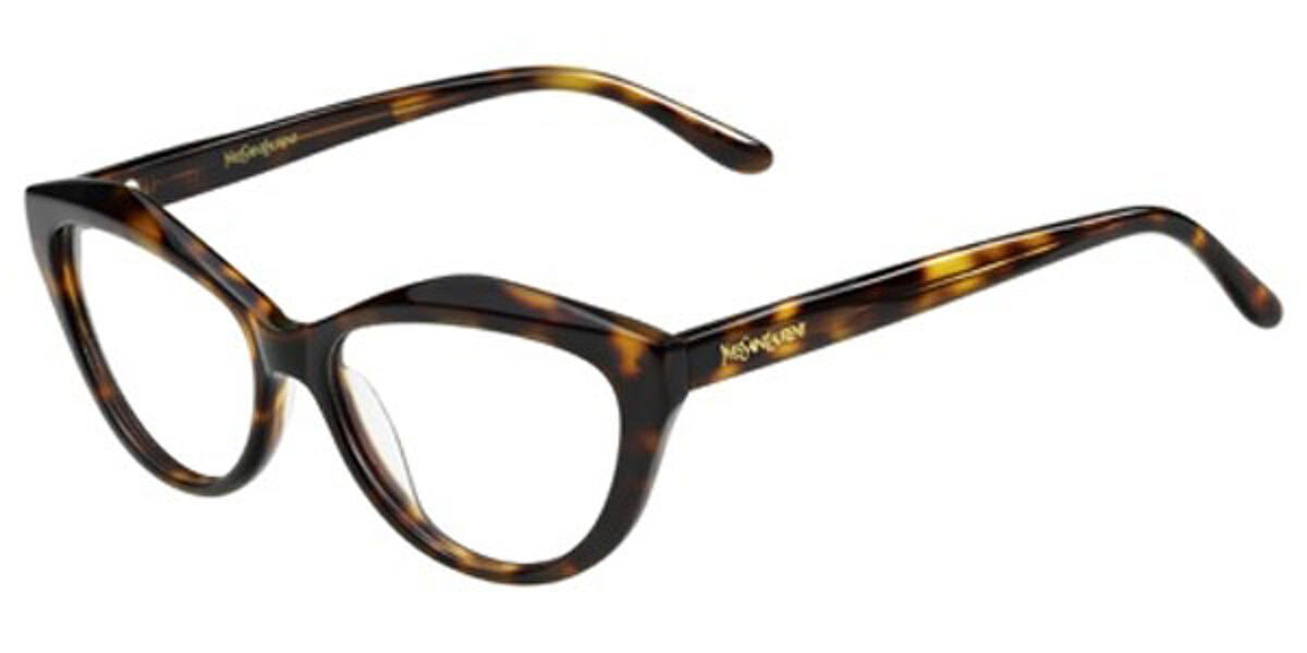 Yves Saint Laurent YSL 6370 086 Eyeglasses in Havana | SmartBuyGlasses USA