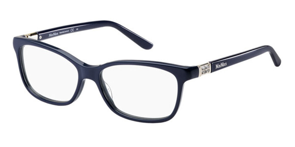 Max Mara MM 1219 4PN Eyeglasses in Blue | SmartBuyGlasses USA