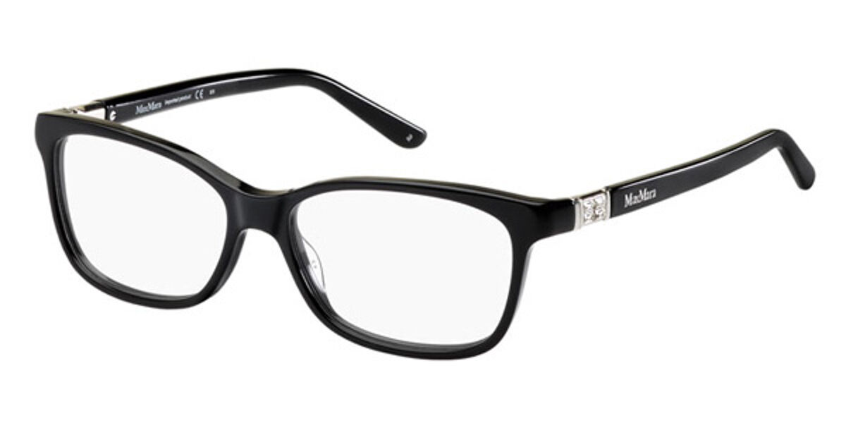 Max Mara MM1219 807 Eyeglasses in Black | SmartBuyGlasses USA