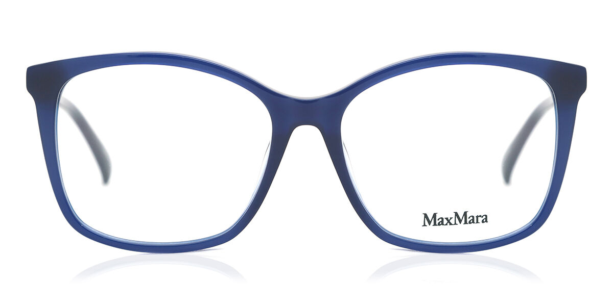 Max Mara MM5023 090 Eyeglasses in Transparent Dark Blue ...