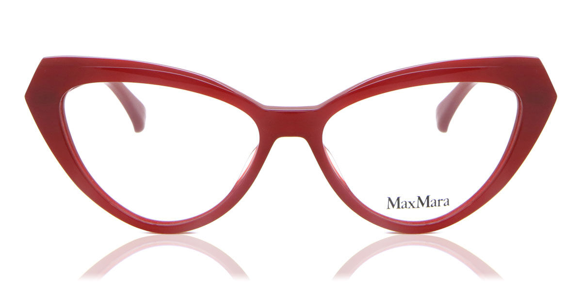 Max Mara MM 5015 066 Glasses Shiny Red | VisionDirect Australia