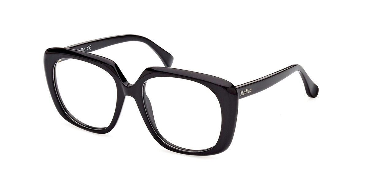 Max Mara MM5058 001 Glasses Glossy Black | VisionDirect Australia