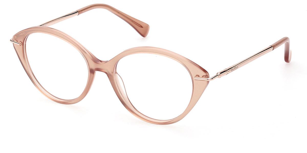 Max Mara MM5075 059 Eyeglasses in Transparent Beige Brown ...