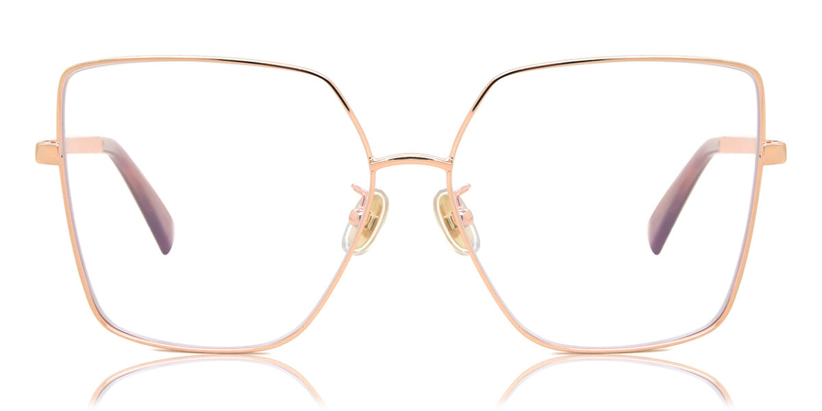 Max Mara MM5073-H-B Blue-Light Block 033 Glasses Rose Gold | VisionDirect Australia