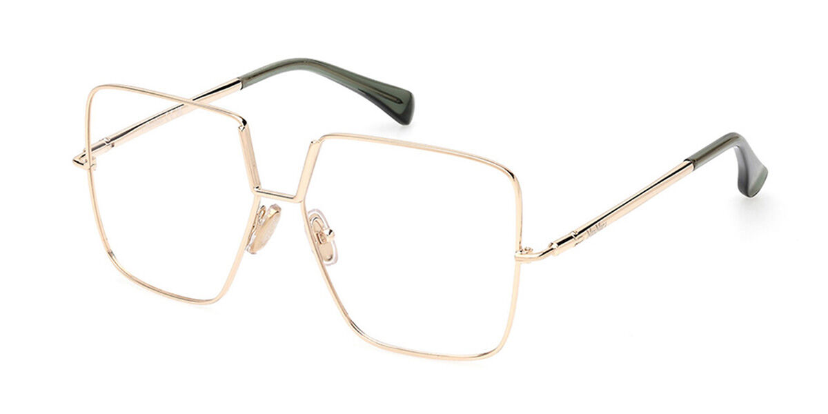 Max Mara MM5120 032 Glasses Shiny Pale Gold | VisionDirect Australia