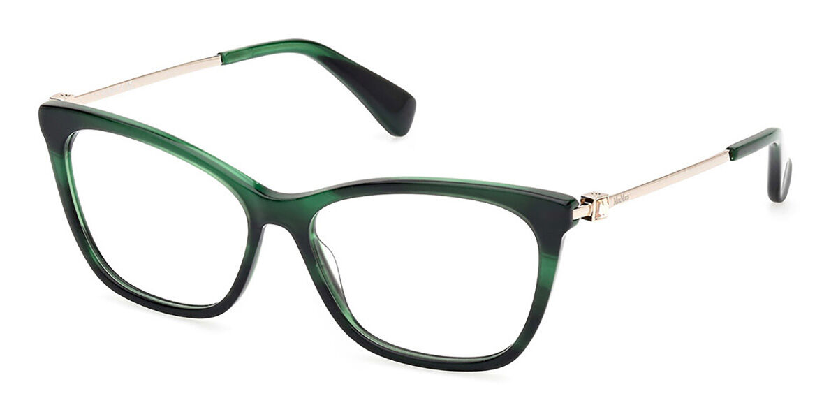 Max Mara MM5070 098 Eyeglasses in Dark Green Horn | SmartBuyGlasses USA
