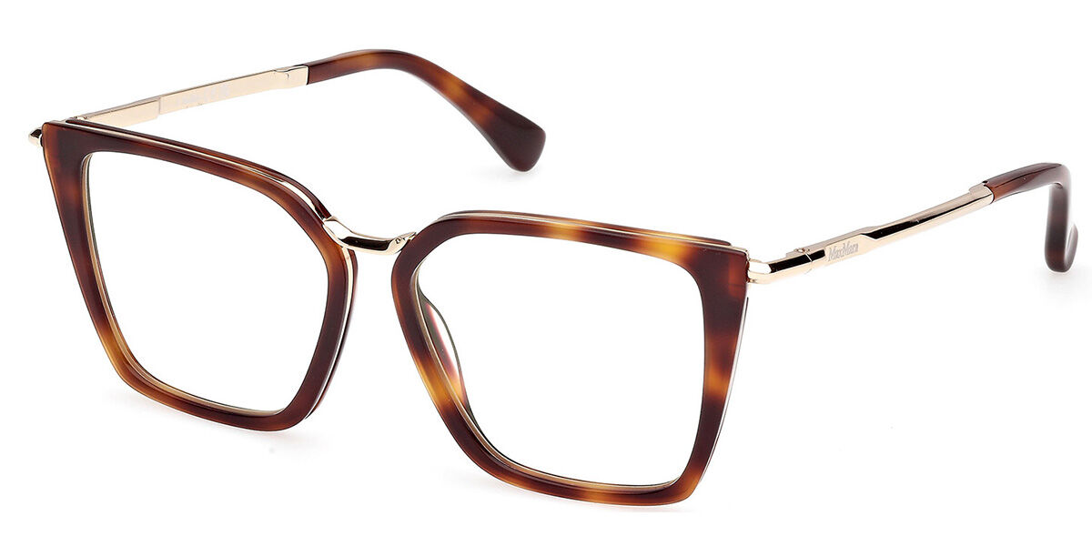 Max Mara MM5151-B 052 Blue-Light Block Carré Tortoise/Gold lunettes ...