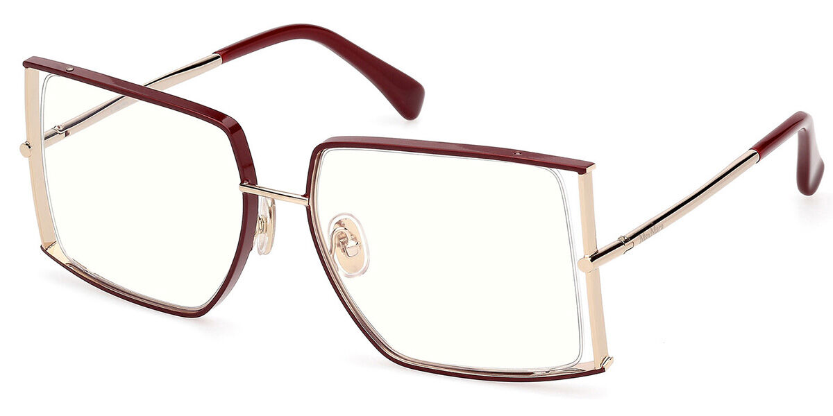 立即購買Max Mara MM5156-B Blue-Light Block 071 眼鏡 Shiny Bordeaux Burgundy ...