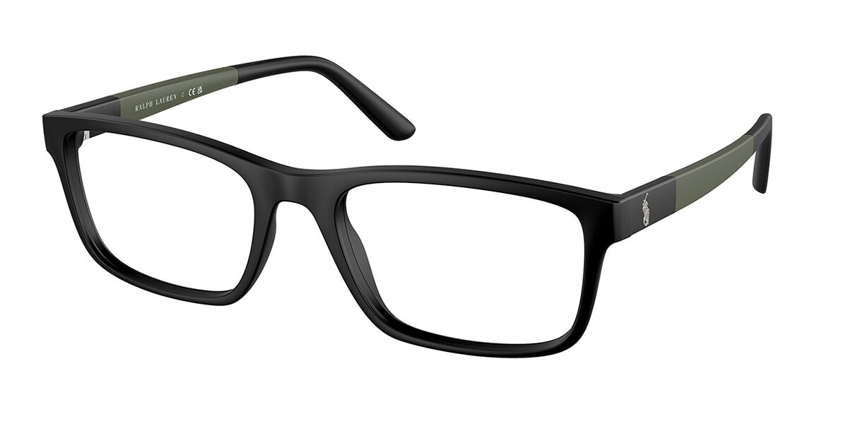 Polo Ralph Lauren PH2212 5504 Glasses Matte Black | VisionDirect Australia