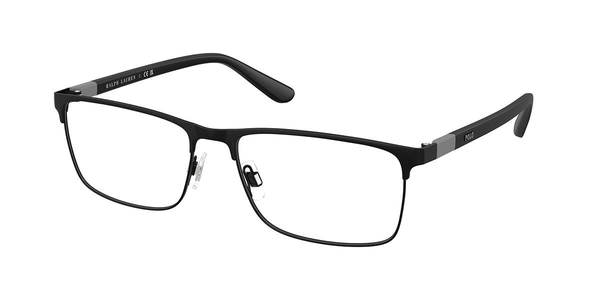 Polo Ralph Lauren PH1190 9224 Rektangel Matte Black glasögon ...