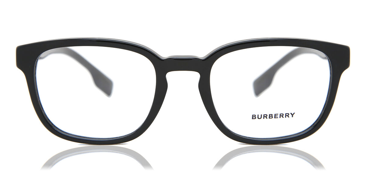 Burberry BE2344 EDISON 3878 Glasses Black | VisionDirect Australia