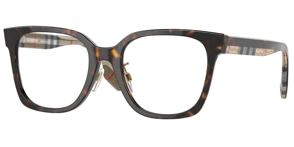 Burberry Be2347f Evelyn Asian Fit 3943 Eyeglasses In Dark Havana