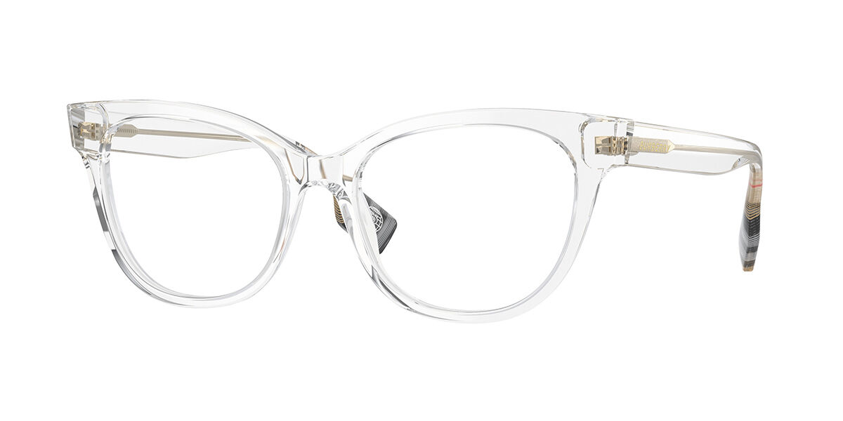Burberry Be2375 Evelyn 3966 Glasses Pattern Check Brown