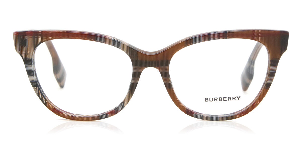Burberry Be2375 Evelyn 3966 Eyeglasses In Pattern Check Brown