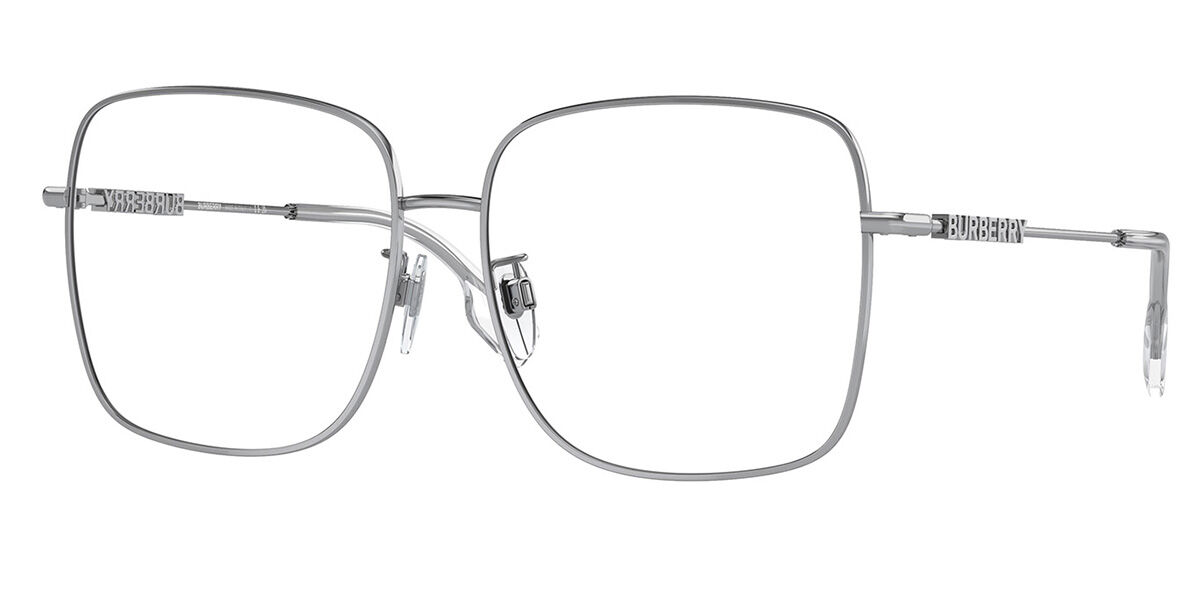 Burberry Be1378d Quincy Asian Fit 1005 Eyeglasses In Silver