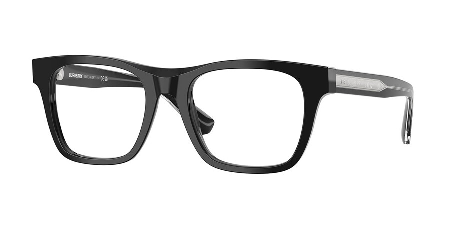Burberry BE2445 4206 Square Black Frame Eyeglasses | SmartBuyGlasses US