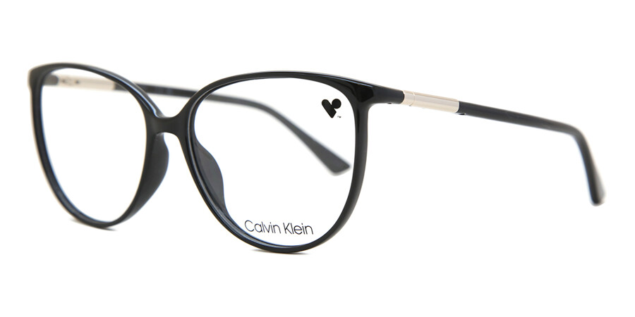 Calvin Klein CK21521 001 Glasses Shiny Black | VisionDirect Australia