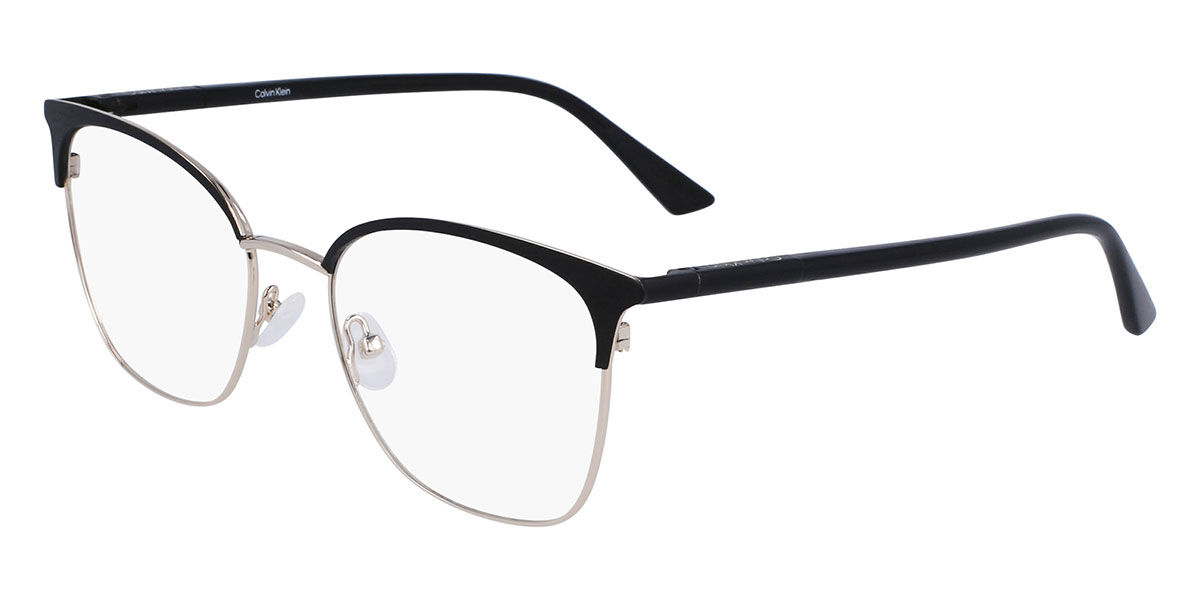 Calvin Klein CK22119 002 Eyeglasses in Black Gold | SmartBuyGlasses USA