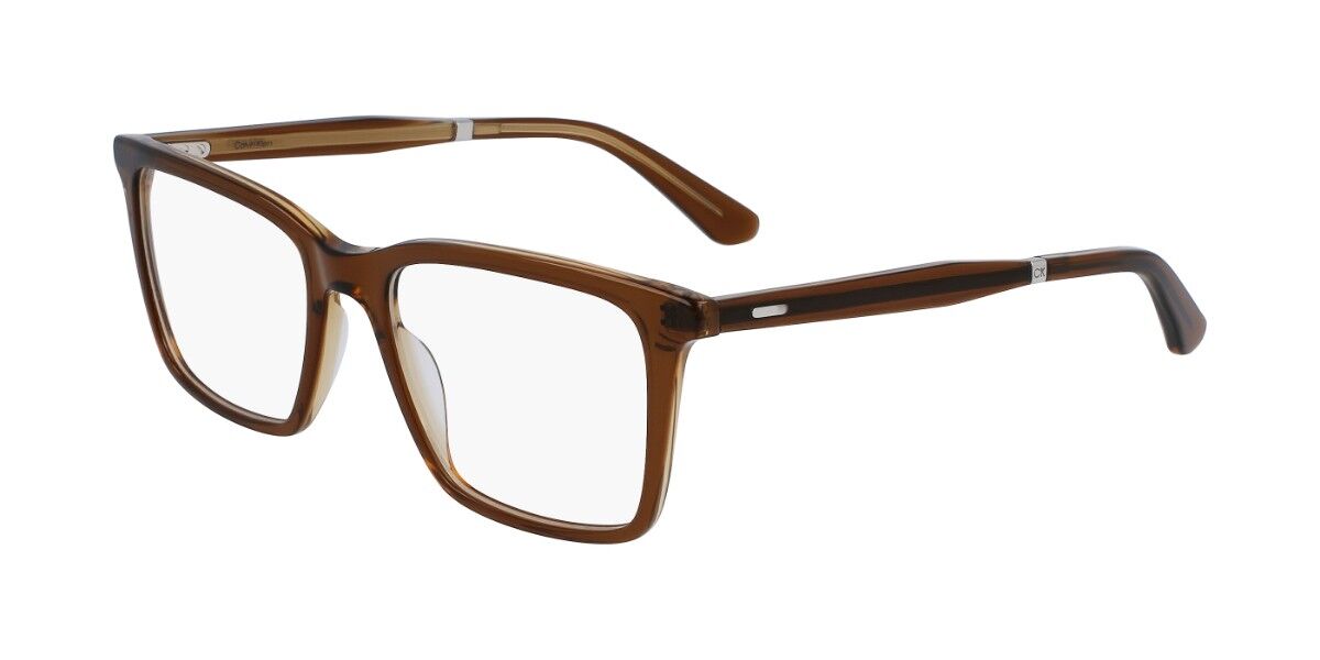 Calvin Klein CK23514 260 Eyeglasses in Transparent Taupe Brown ...