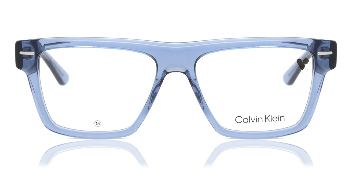 Calvin Klein CK23522 414 Glasses Transparent Blue | VisionDirect Australia