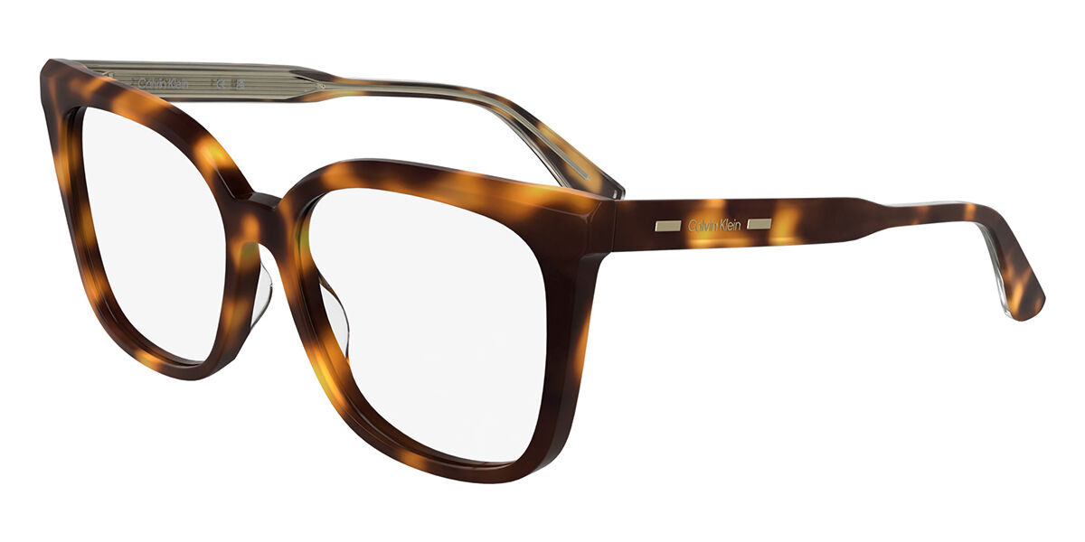Calvin Klein CK25511 N 240 Square Dark Brown Tortoise Eyeglasses ...