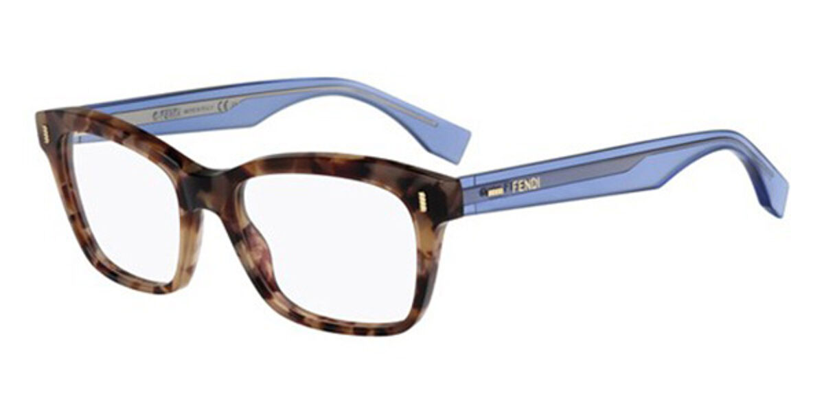 Fendi FF 0027 COLOR BLOCK 7OK Glasses Light Brown Havana Lilac ...
