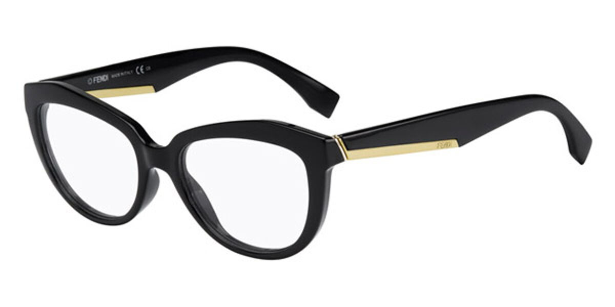Fendi FF 0020 D28 Glasses Shiny Black | SmartBuyGlasses UK