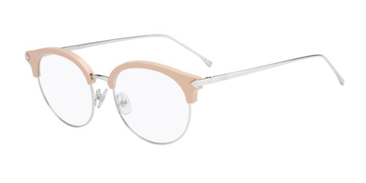 Fendi FF 0165 FUNKY ANGLE V5N Glasses Pink | VisionDirect Australia