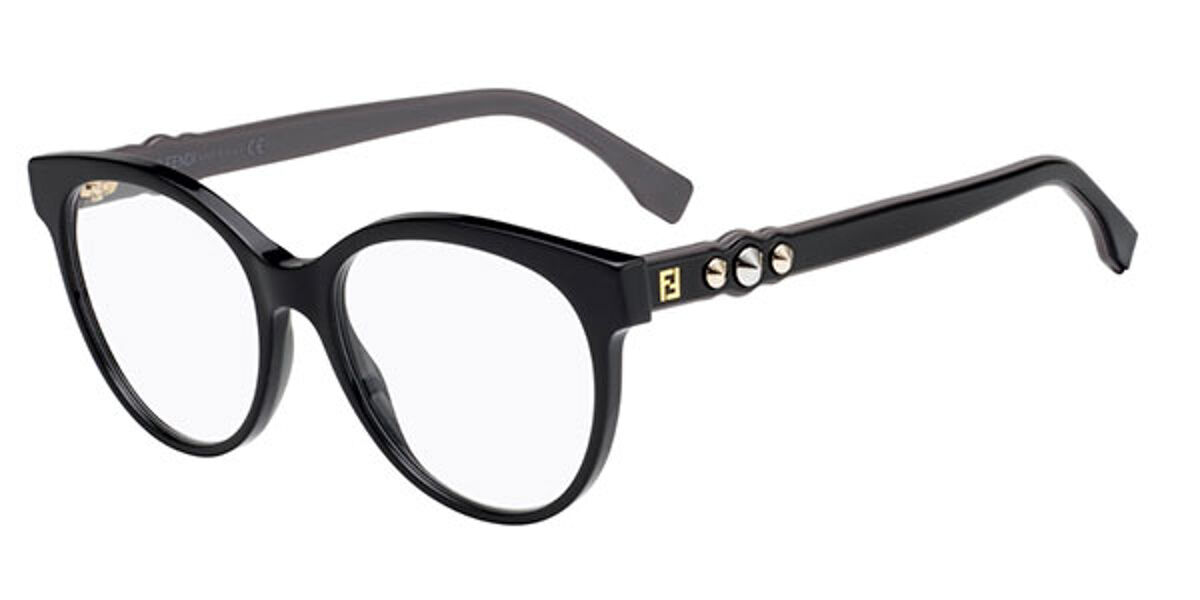Fendi FF 0275 FENDI FUN FAIR 807 Glasses Black | VisionDirect Australia