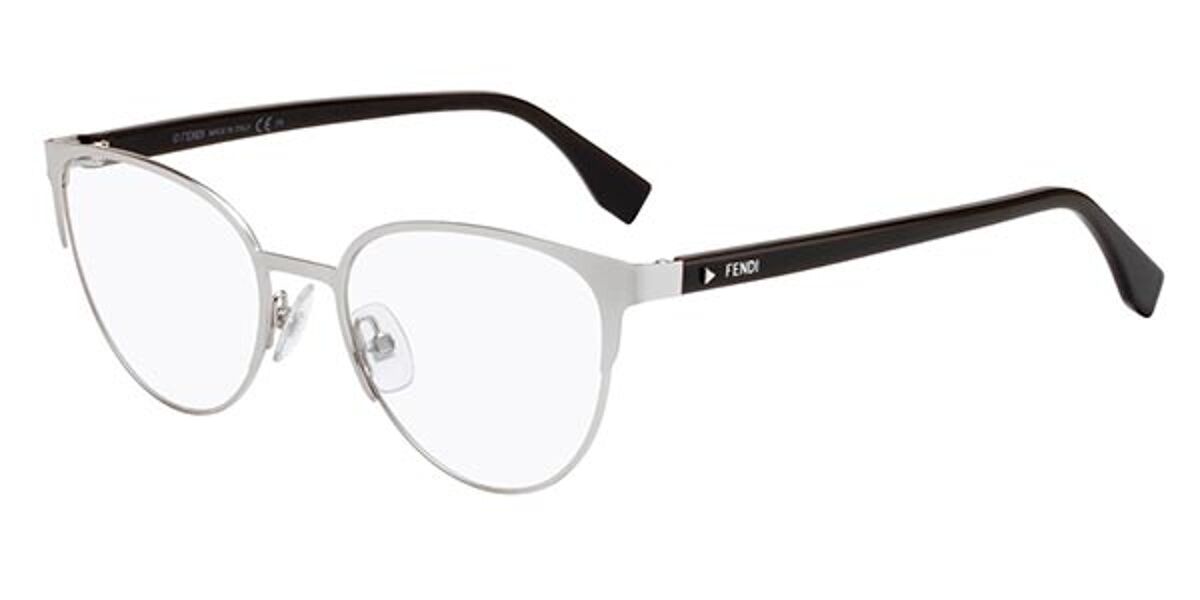 Fendi FF 0320 010 Glasses Silver | VisionDirect Australia