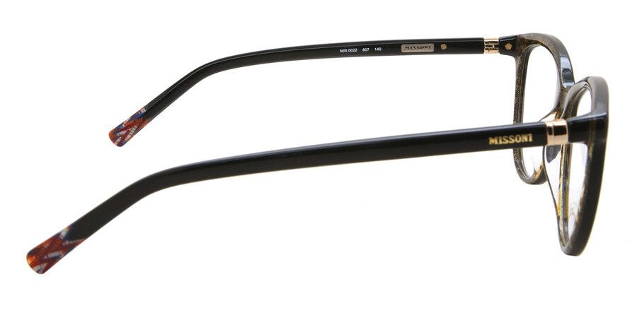 Missoni MIS 0022 807 Eyeglasses in Black | SmartBuyGlasses USA