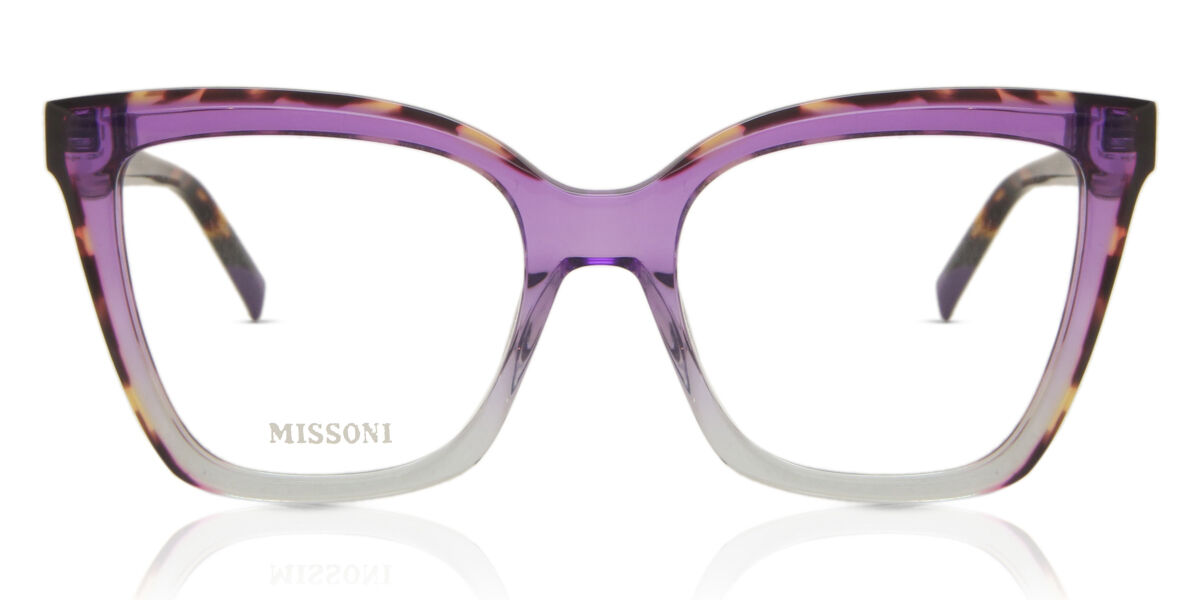 Missoni MIS 0092 HKZ Eyeglasses in Transparent Faded Purple | SmartBuyGlasses USA